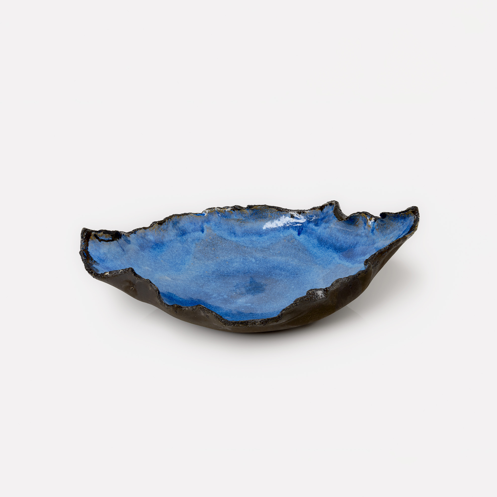 Wavy platter in awesome blue color | KORI Shop