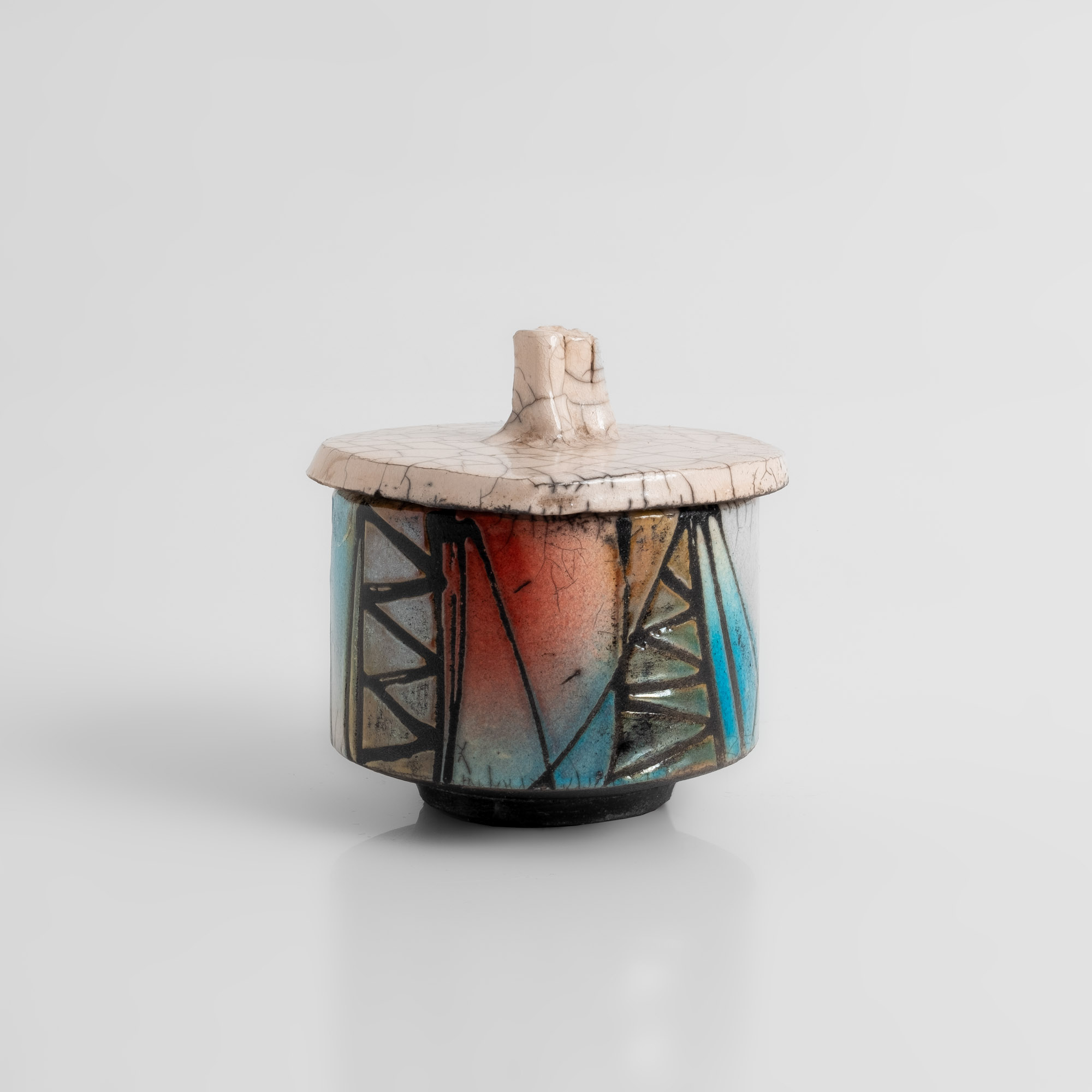 Raku ceramic box (small size) | KORI Shop